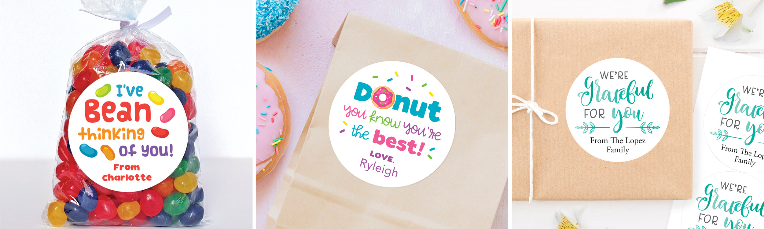 "Just Because" Labels - Personalized Labels for Everyday Gifts – Chickabug