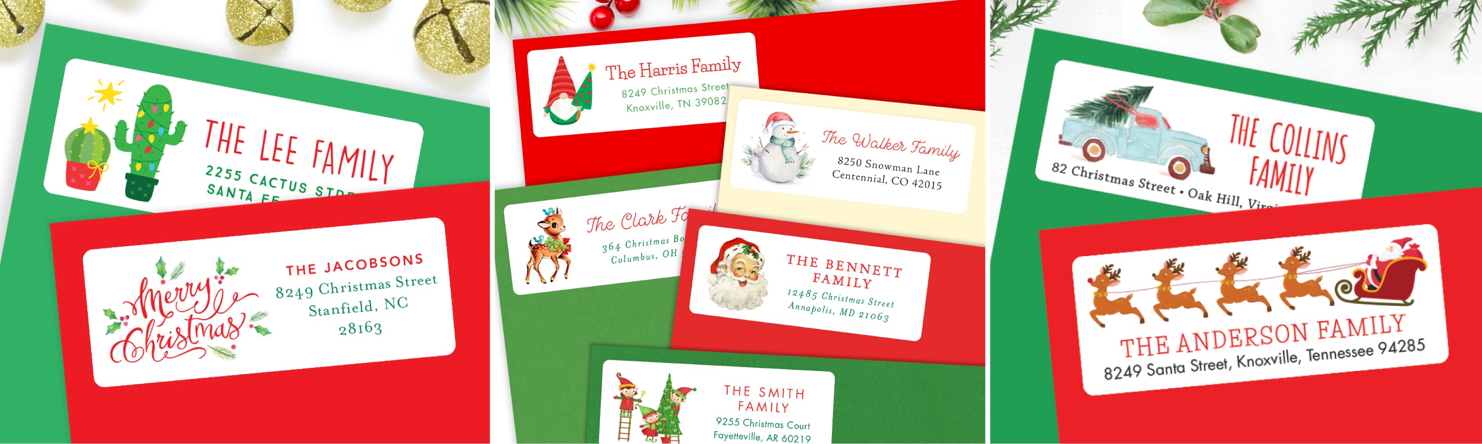 Christmas Address Labels – Chickabug
