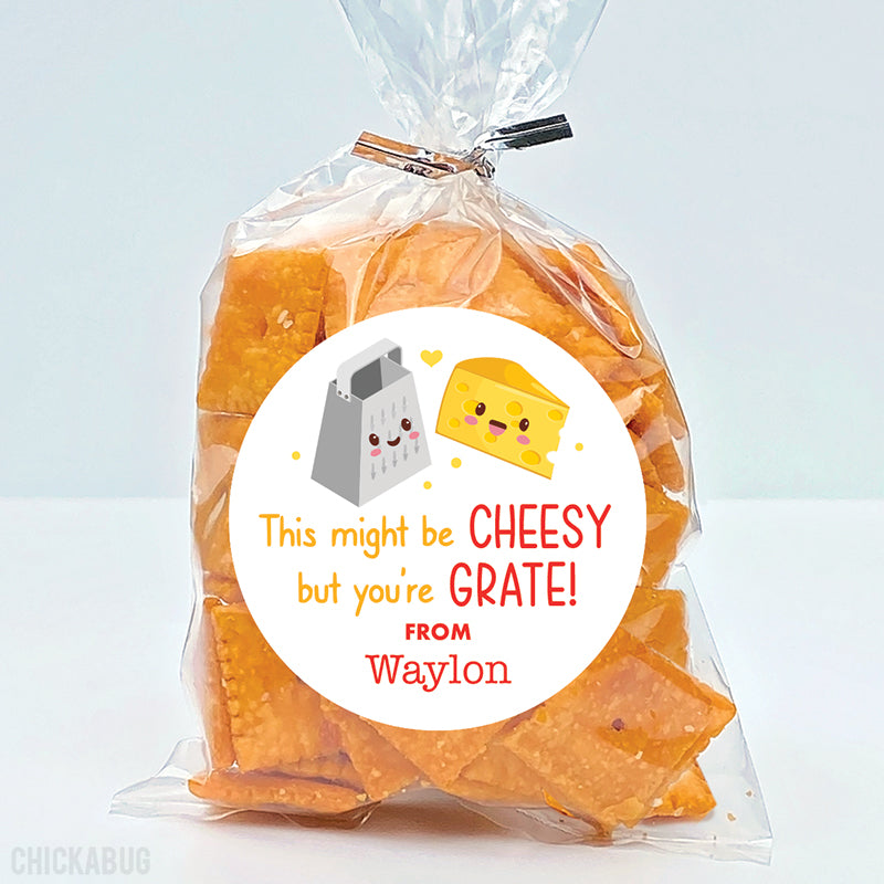 Personalized "This Might Be Cheesy But You're Grate" Valentine's Day ...