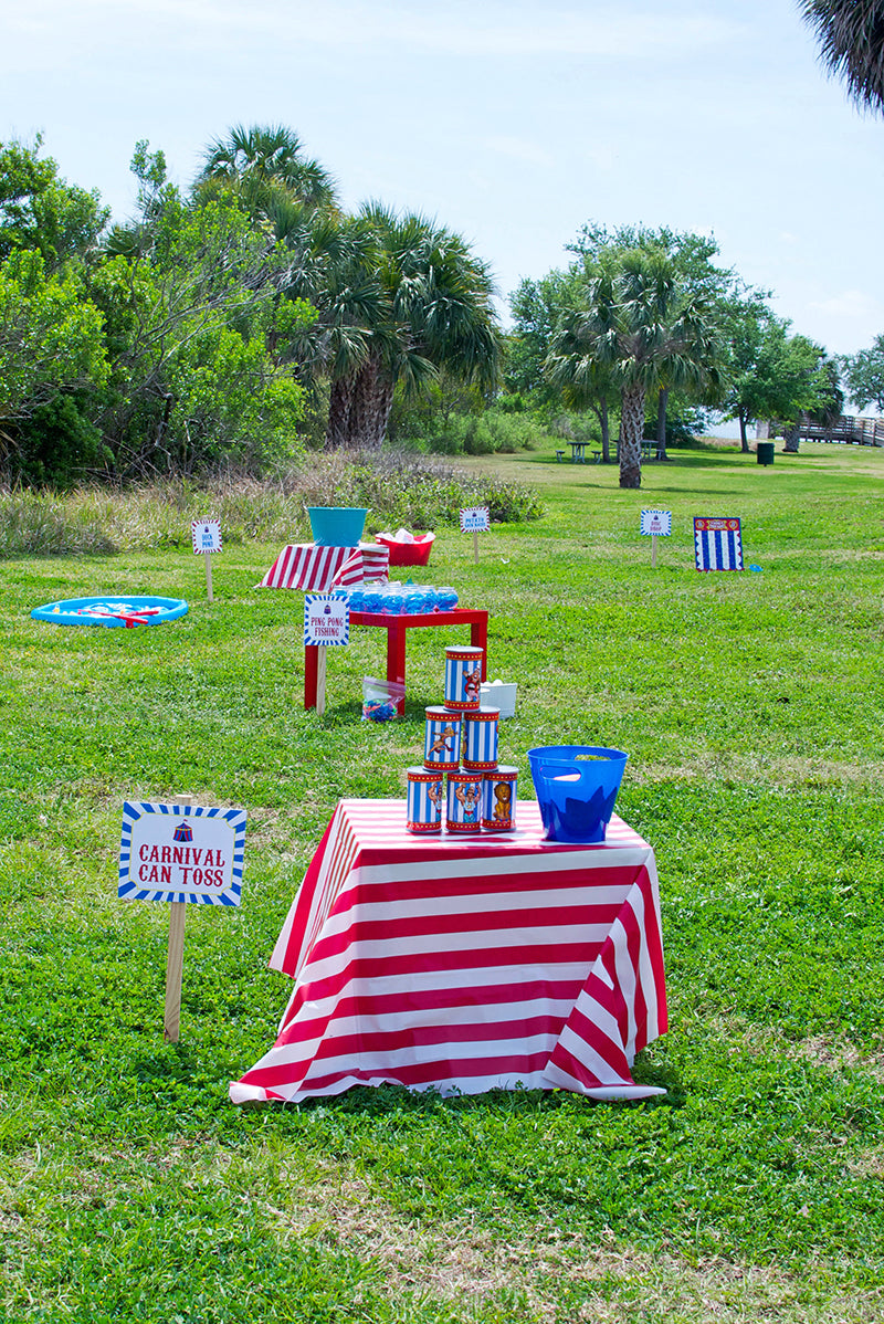 Carnival Party Signs (EDITABLE INSTANT DOWNLOAD) – Chickabug